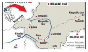 Mahadayi project cost skyrockets by 1,674% since inception | IASbaba