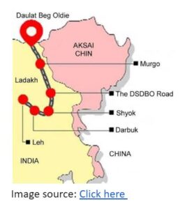 Darbuk-Shyok-Daulat Beg Oldie (DSDBO) Road | IASbaba