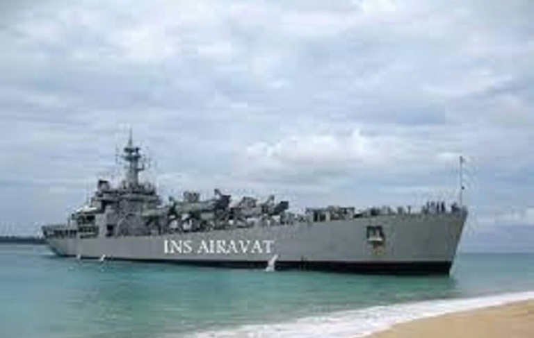 Indian Naval Ship Airavat enters Port Sudan under Mission Sagar – II ...