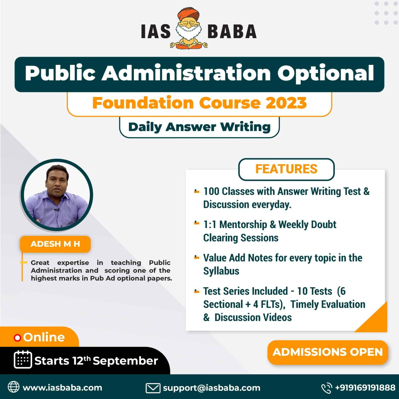 [NEW BATCH] Public Administration Optional Foundation Course with Daily Answer Writing in for ...