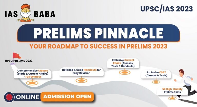 [NEW COURSE] PRELIMS PINNACLE - Your Roadmap to Success in UPSC Prelims ...