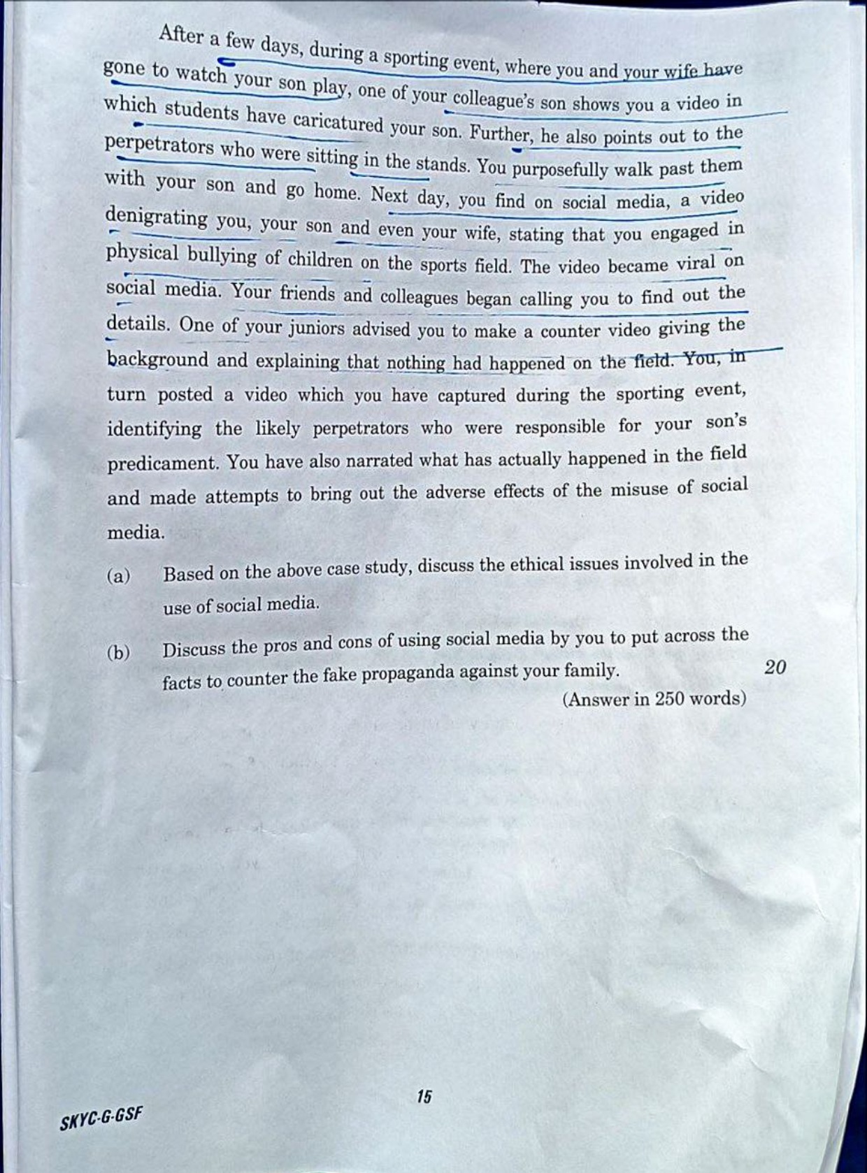 [UPSC Mains 2023] GENERAL STUDIES PAPER 4 (GS4) ETHICS – UPSC CIVIL ...