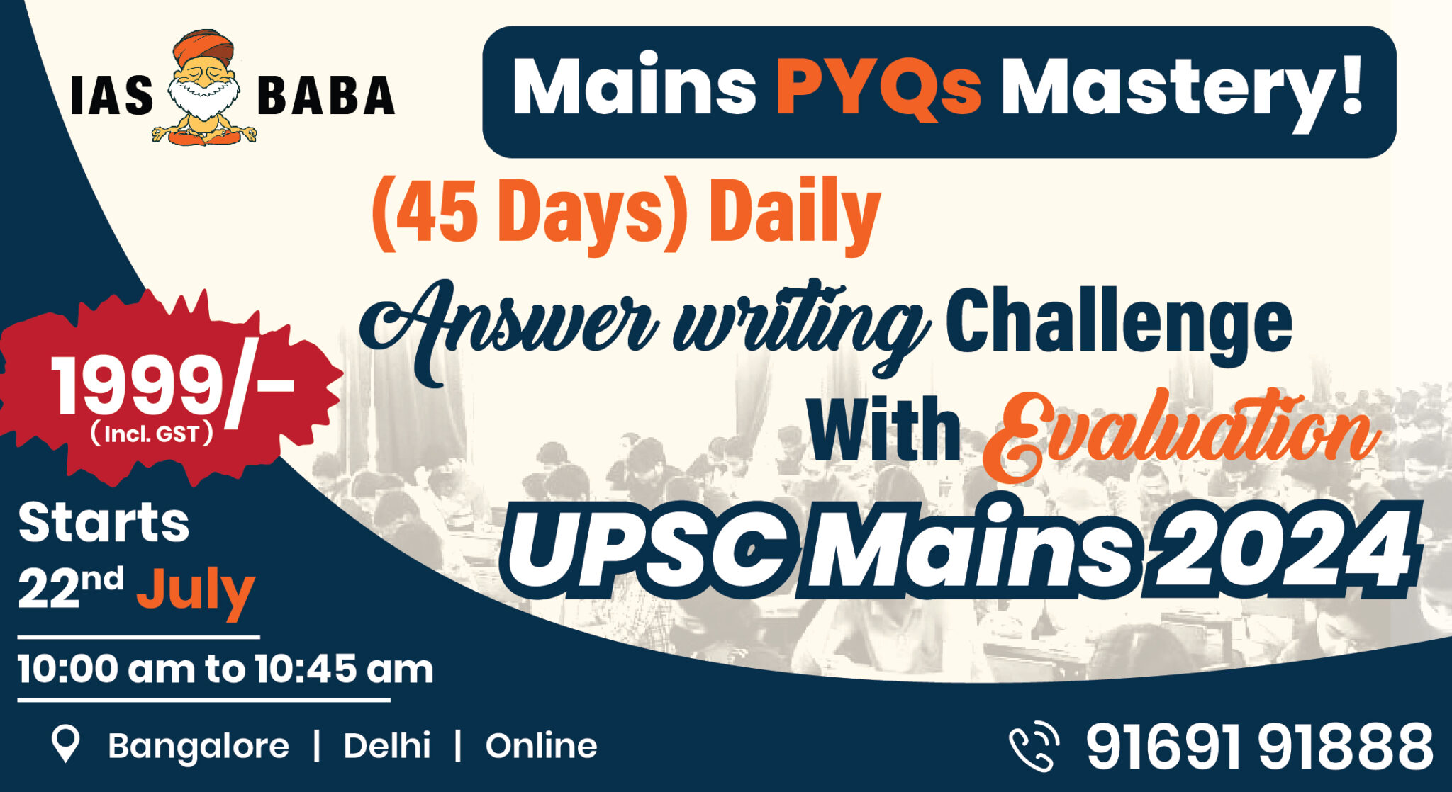 [UPSC 2024] MAINS PYQs Mastery - 45 Days Daily Answer Writing Challenge ...